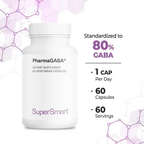SUPERSMART Pharma Gaba 125mg Per Day