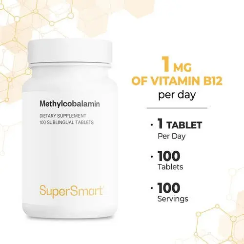 SUPERSMART Methylcobalamine B12 1000mcg