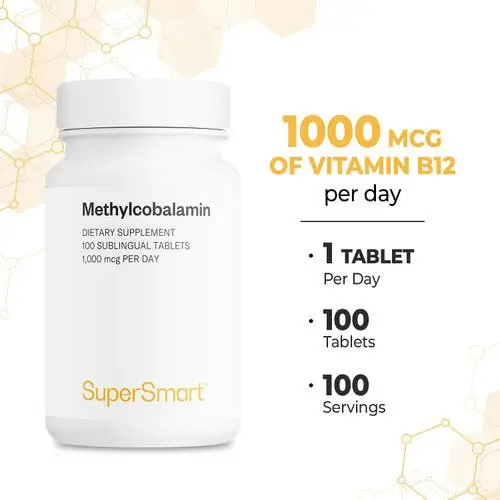 SUPERSMART Methylcobalamine B12 1000mcg