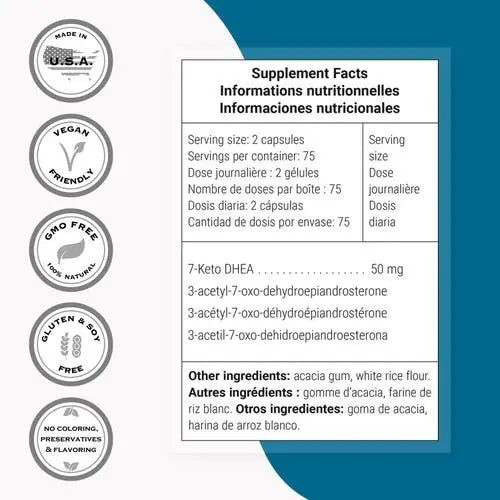 SUPERSMART 7-keto Dhea 25mg