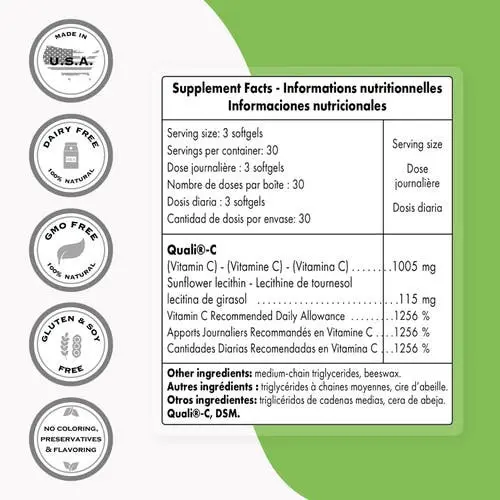 SUPERSMART Liposomal Vitamin C Supplement