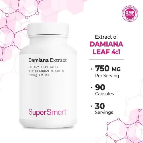SUPERSMART Damiana Extract 750mg