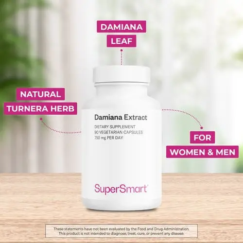 SUPERSMART Damiana Extract 750mg