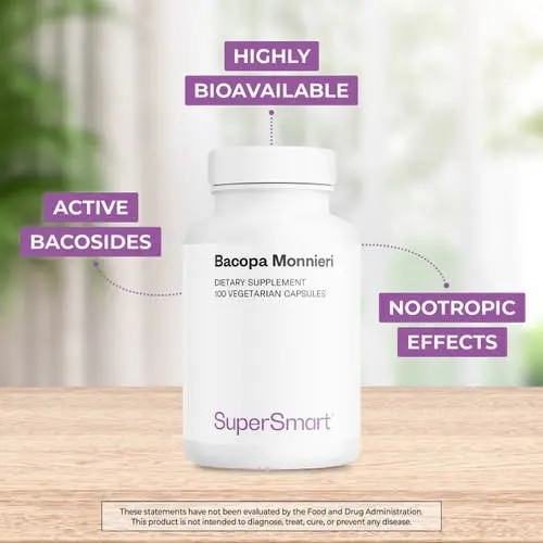 SUPERSMART Bacopa Monnieri 1500mg