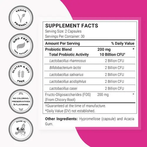 SUPERSMART Vaginal Health 10 Billion Cfu