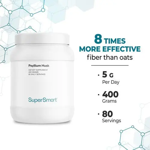 SUPERSMART Psyllium Seed Husk 5g Per Day