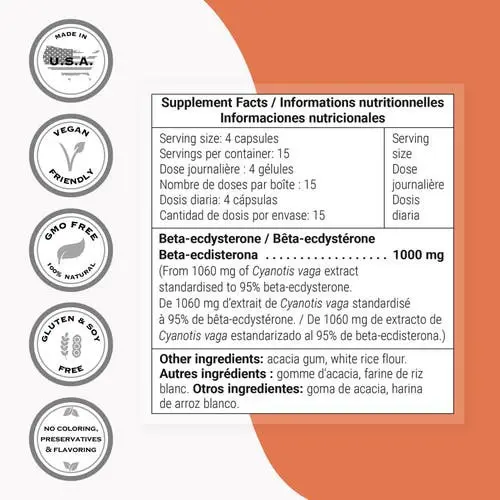 SUPERSMART Beta-ecdysterone 1000mg