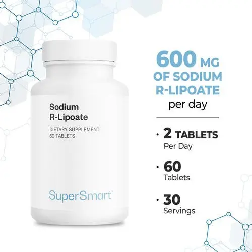 SUPERSMART Sodium R-lipoate 600mg
