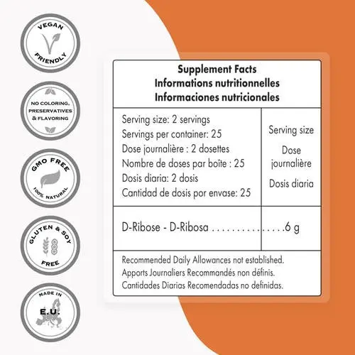 SUPERSMART D-ribose Powder 6mg