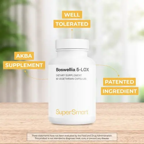 SUPERSMART Boswellia 5-lox 200 Mg Per Daywith Boswellia Serrata Extract