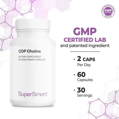 SUPERSMART Cdp Choline 500mg Per Day