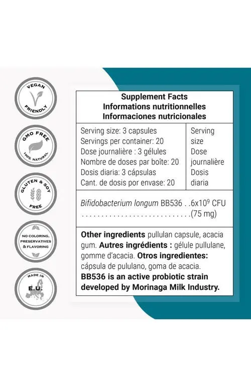 SUPERSMART Bifidobacterium Longum Bb536