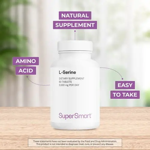 SUPERSMART L-serine Supplement 2000mg