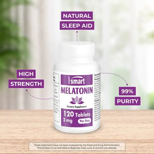 SUPERSMART Melatonin 2mg Per Day
