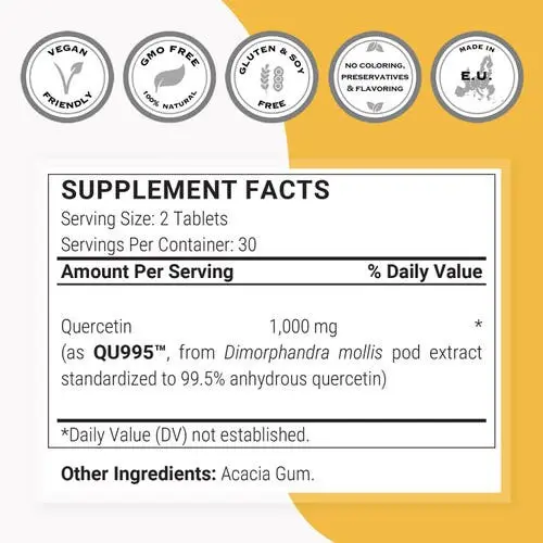 SUPERSMART Super Quercetin 1000mg