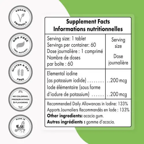 SUPERSMART Potassium Iodide Ki 200mcg