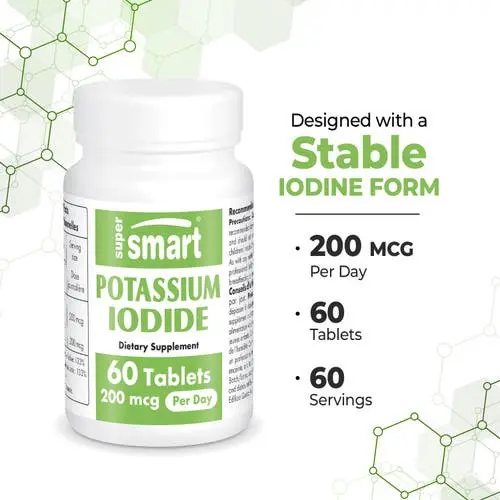 SUPERSMART Potassium Iodide Ki 200mcg