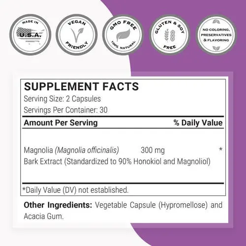 SUPERSMART Magnolia Bark Extract 300mg