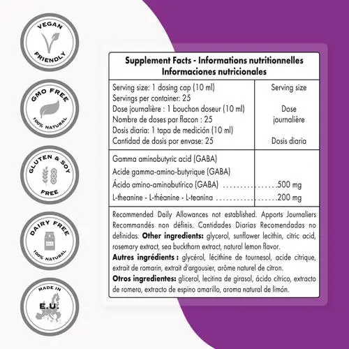 SUPERSMART Liposomal Gaba 500mg Per Day