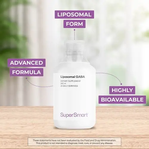 SUPERSMART Liposomal Gaba 500mg Per Day