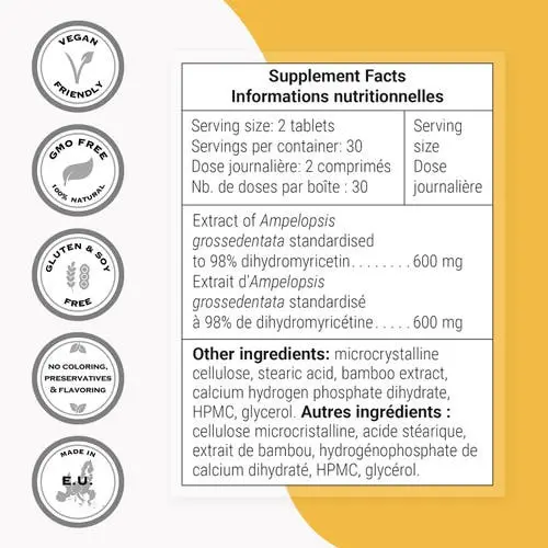 SUPERSMART Dihydromyricetin 600mg