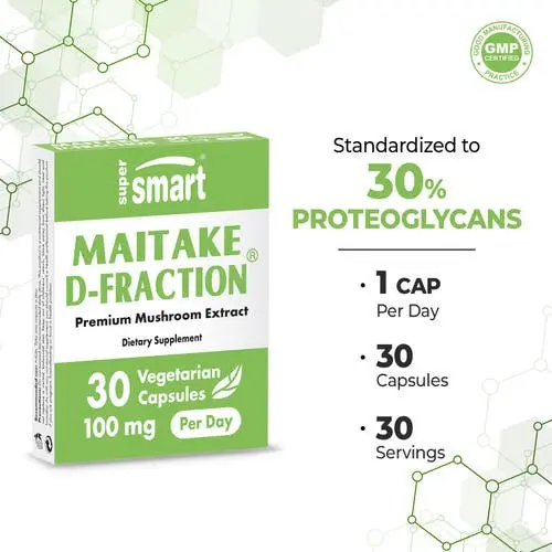 SUPERSMART Maitake D Fraction Pro 100mg