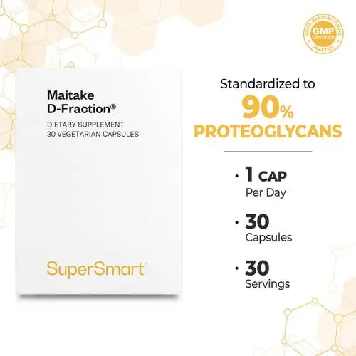 SUPERSMART Maitake D Fraction Pro 100mg