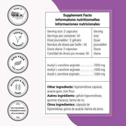 SUPERSMART Acetyl L-carnitine Arginate