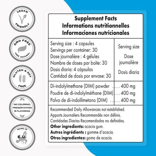 SUPERSMART Dim Supplement 400mg Per Day
