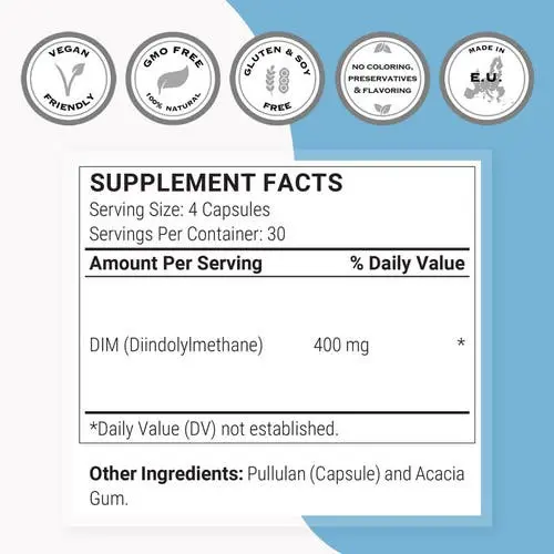 SUPERSMART Dim Supplement 400mg Per Day