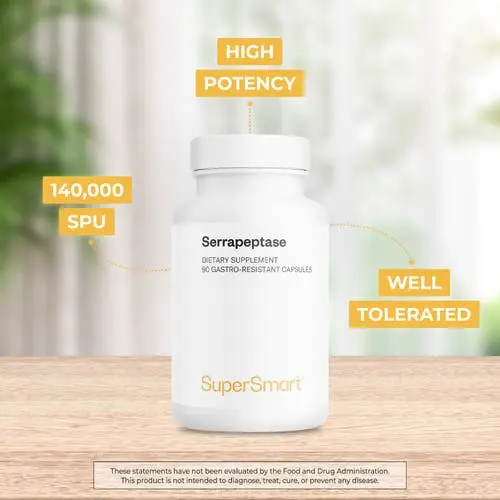 SUPERSMART Serrapeptase 120000iu
