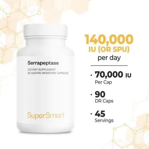 SUPERSMART Serrapeptase 120000iu