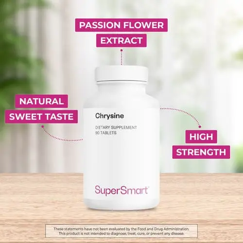 SUPERSMART Chrysin Supplement 1500mg