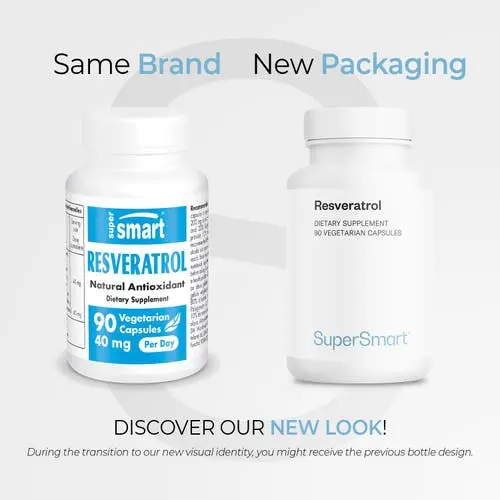 SUPERSMART Resveratrol 40mg Per Day