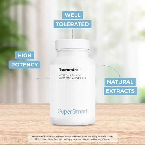 SUPERSMART Resveratrol 40mg Per Day
