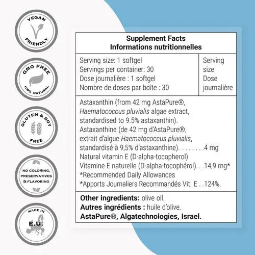 SUPERSMART Astaxanthin 4 Mg Per Day