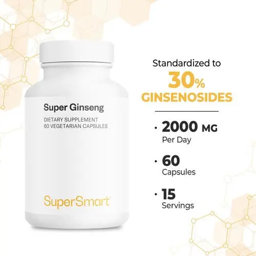 SUPERSMART Ginseng 30% 2000mg Per Day