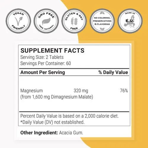 SUPERSMART Magnesium Malate 2400mg