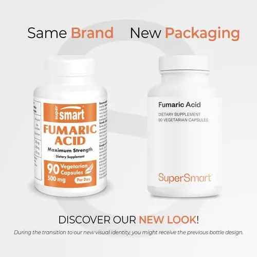 SUPERSMART Fumaric Acid 500mg Per Day