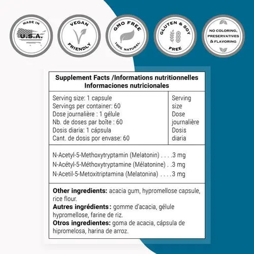 SUPERSMART Melatonin 3mg