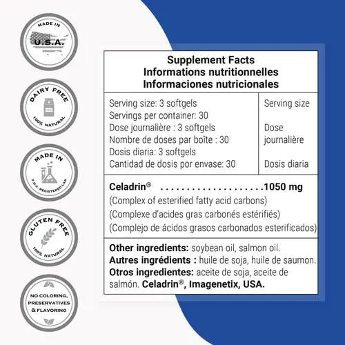 SUPERSMART Celadrin 1050mg Per Day
