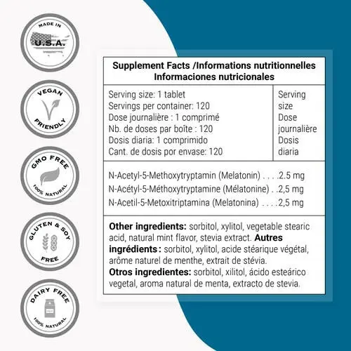 SUPERSMART Melatonin 2.5mg