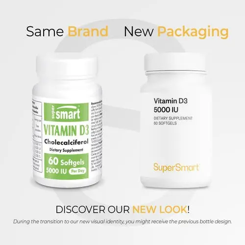 SUPERSMART Vitamin D3 5000 Iu Per Day