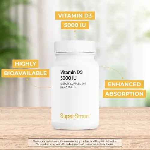 SUPERSMART Vitamin D3 5000 Iu Per Day