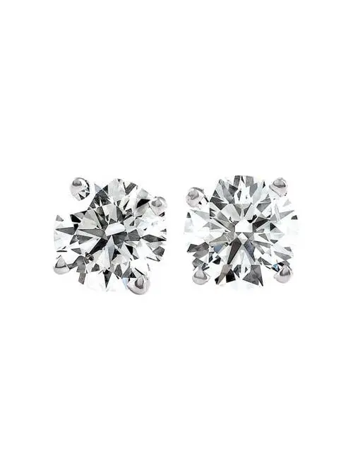 BLISS DIAMOND 14k Gold 3 Ct. Lab Grown Diamond Stud Earrings - 14k White Gold