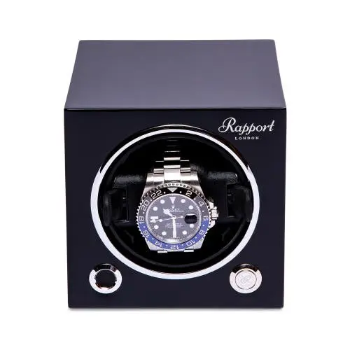 RAPPORT LONDON Evolution Single Watch Winder - Black