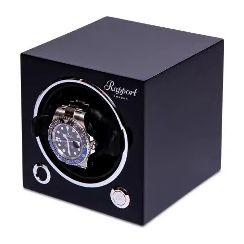 RAPPORT LONDON Evolution Single Watch Winder - Black