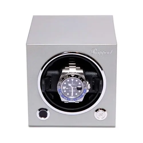 RAPPORT LONDON Evolution Single Watch Winder - Silver