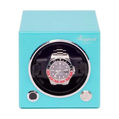 RAPPORT LONDON Evolution Single Watch Winder - Turquoise