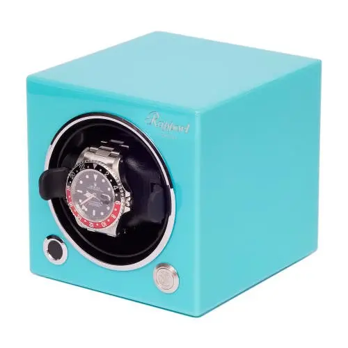 RAPPORT LONDON Evolution Single Watch Winder - Turquoise